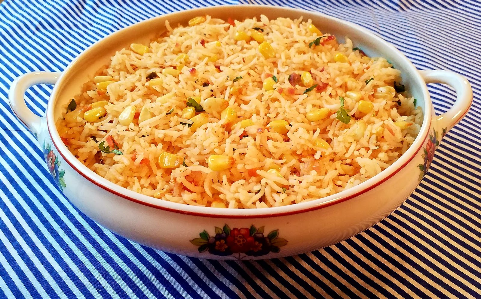 Divine Home Cooking...: Corn Pulao