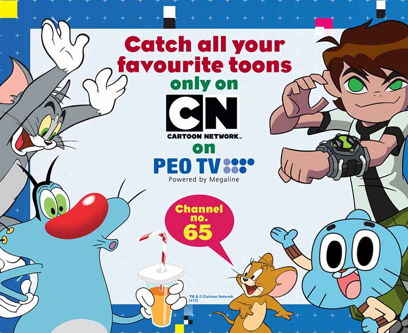 SLT PEO TV launches Cartoon Network and POGO ~ test