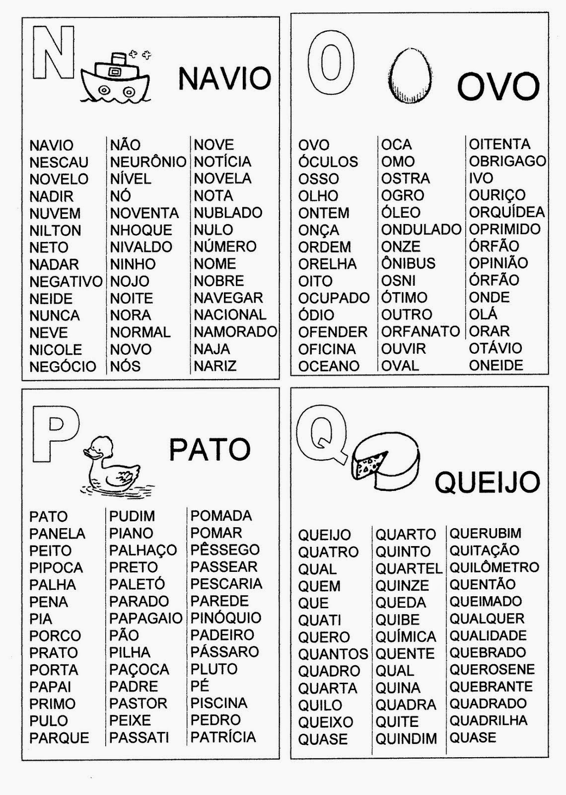 Fichas de Leitura para imprimir - Atividade de alfabetização Fichas de ...