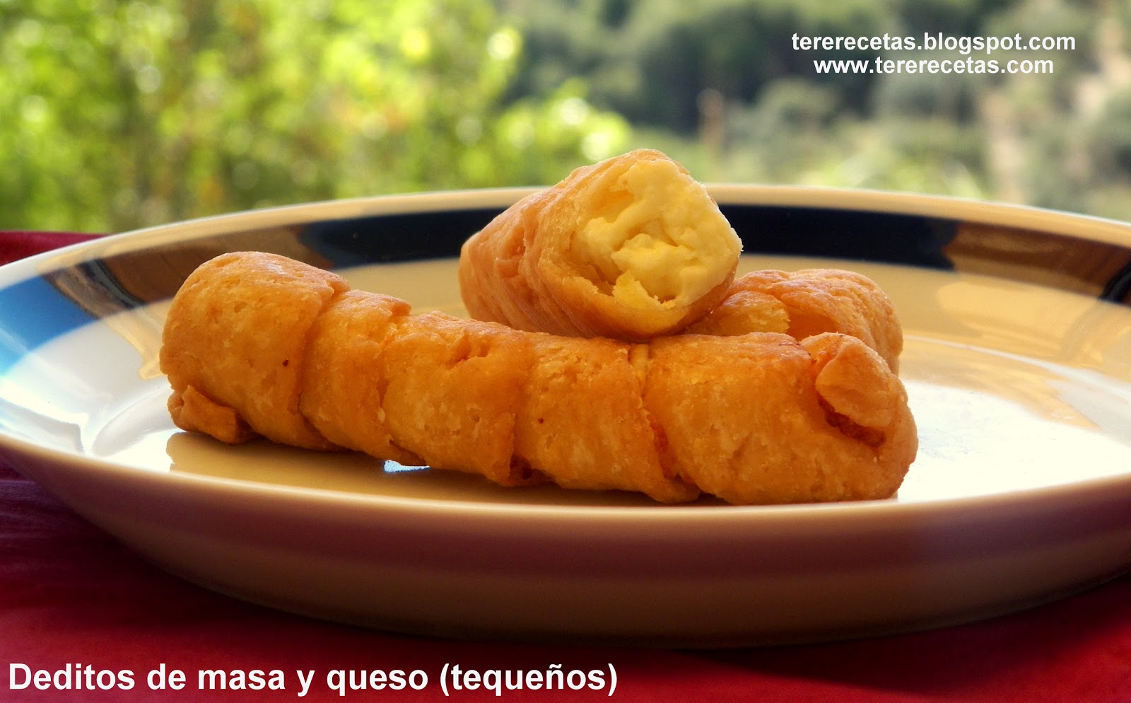 Deditos de masa y queso (Tequeños). - Las recetas de Tere