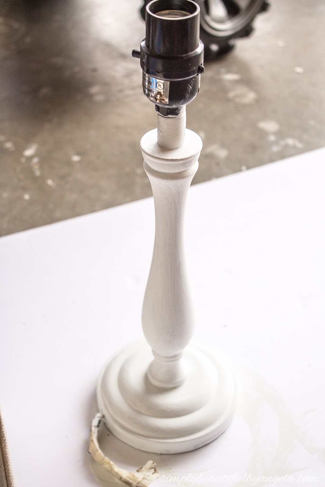 Thrifted Lamp Makeover