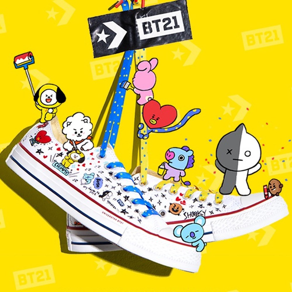 New Collection of BT21 Team up with Converse - All About BTS , ARMY and ...