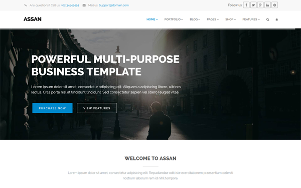 [DOWNLOAD] Assan - Multi-purpose Template - v1.3.1 - { Hot } Bootstrap