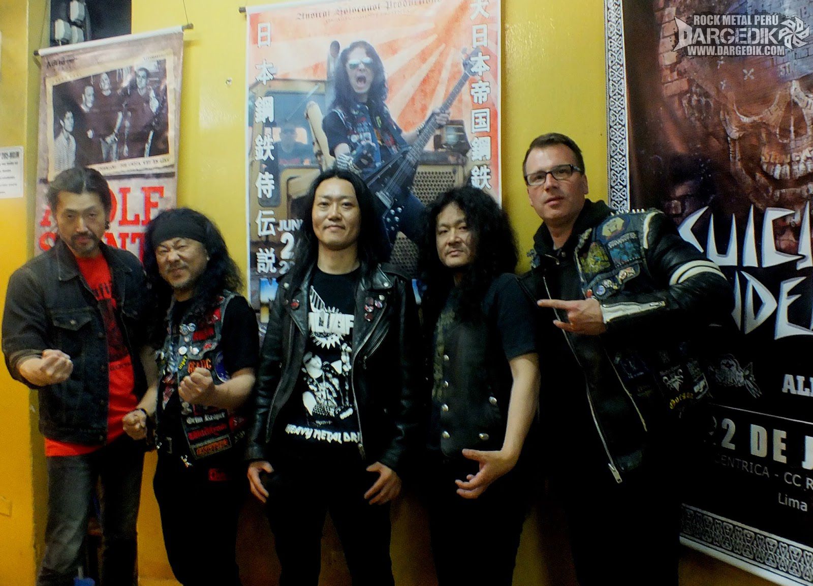 METALUCIFER: Los Samuráis ya están Lima - Dargedik Rock Metal Webzine