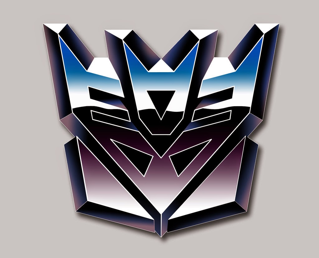 The logo for the evil Decepticon faction from the first generation of ...