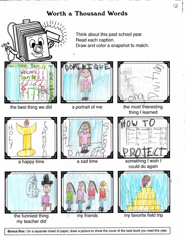 ELEMENTARY SCHOOL ENRICHMENT ACTIVITIES: A PICTURE IS WORTH A THOUSAND ...