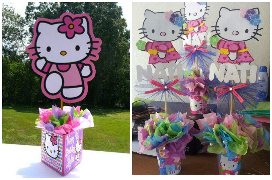 21 Ideas de mesa de dulces y decoración para una fiesta de Hello kitty ...