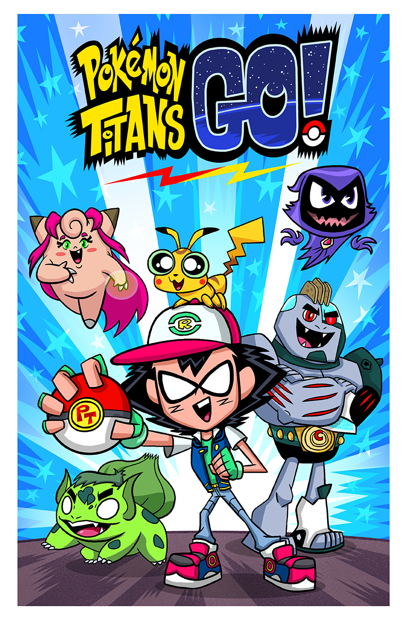 Ken Turner: Ken Turner - Alternative Art Poster #31: "POKEMON TITANS GO"