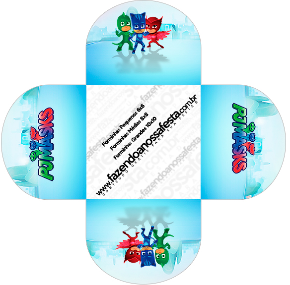 PJ Masks: Free Printable Boxes. - Oh My Fiesta! in english