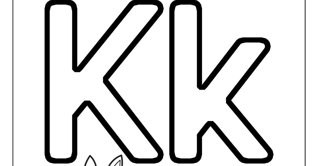 Alphabet Coloring Pages (Letters K - T)