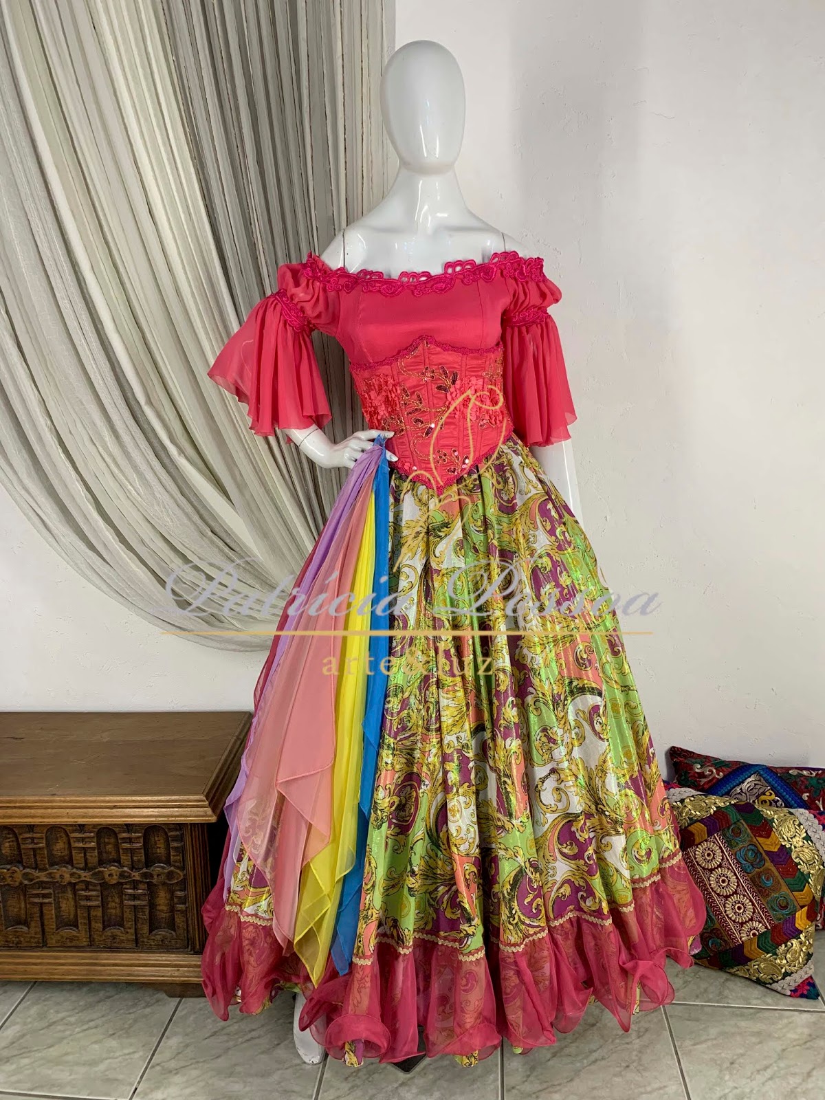 Atelier Patricia Pessoa: Roupa Cigana - (cód.03121)