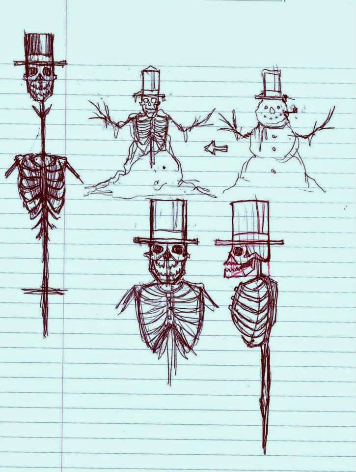 Horror Huggies : Snowman Skeleton!!