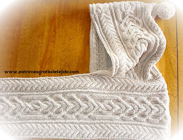 Cómo Tejer una Bufanda con Capucha con Dos Agujas