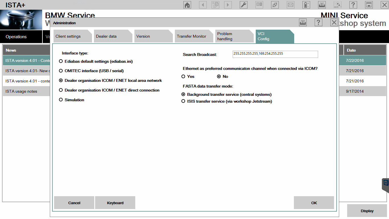Free download BMW ISTA 4.01.36 ISTA-D Rheingold for BMW ICOM