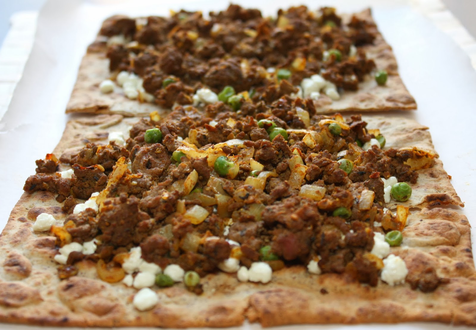 The Bitchin' Kitchin': Jamaican Beef Patty Flatbread