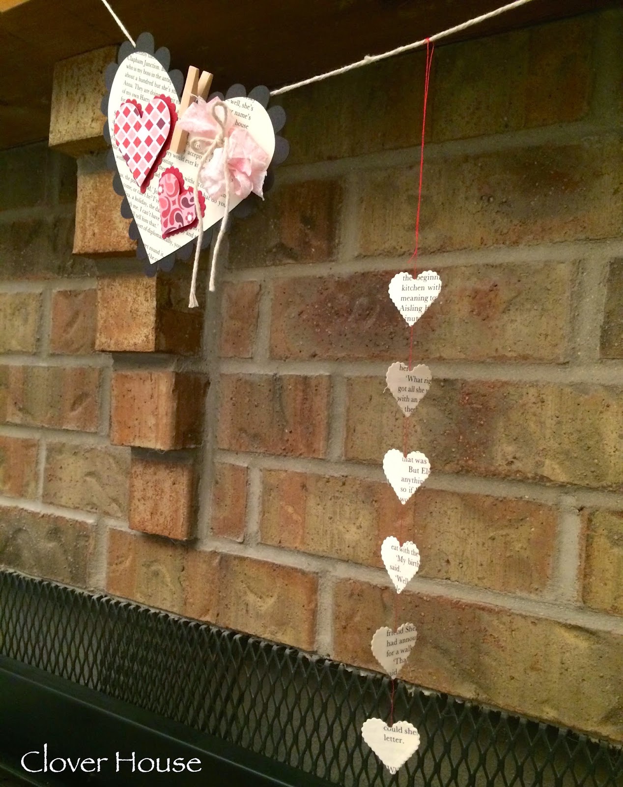 Clover House: Valentine Heart Banner