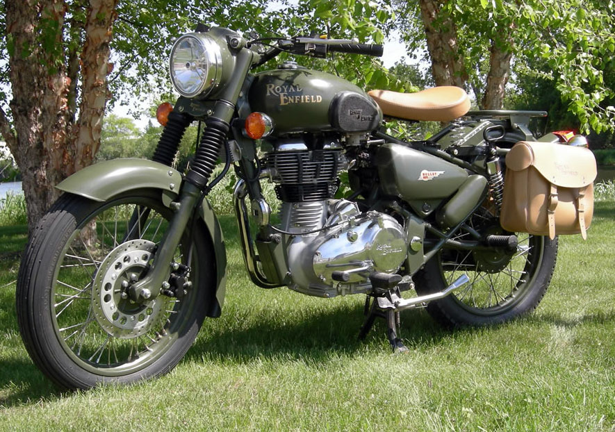 RoyalEnfields.com: Royal Enfield G5 Military looked ready for anything