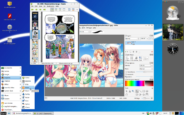 ASXLab - TICs y Recursos Educativos : Mangaka Mou Linux - Una distro ...