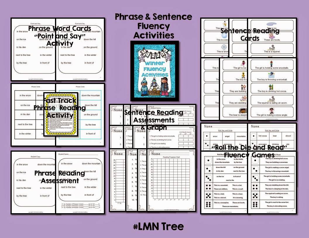 LMN Tree: Winter Edition of Fluency Tips, Activities, and Freebies