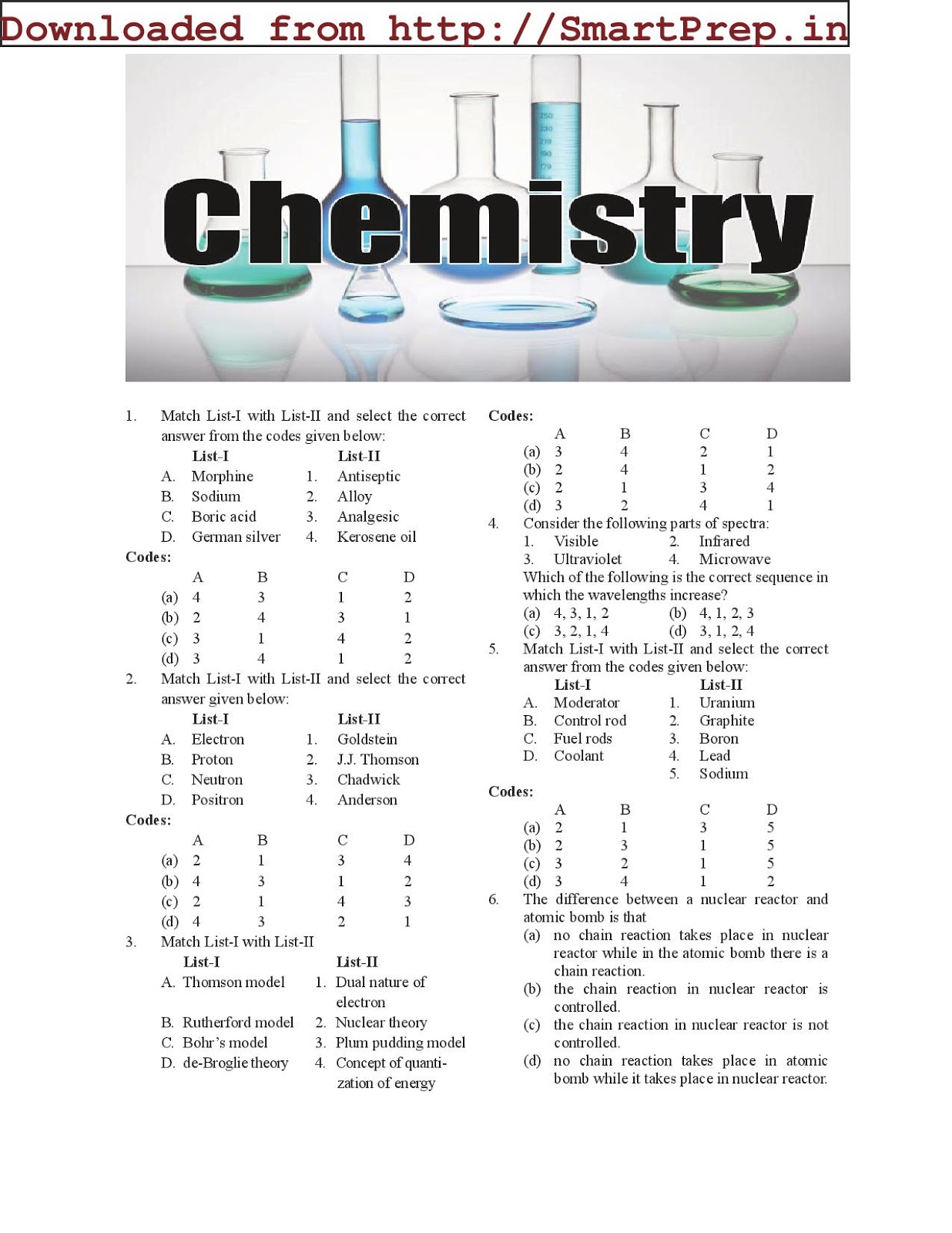 KNOWLEDGE FOR ALL: MCQs 100 QUESTIONS OF CHEMISTRY WITH EXPLANATIONS ...