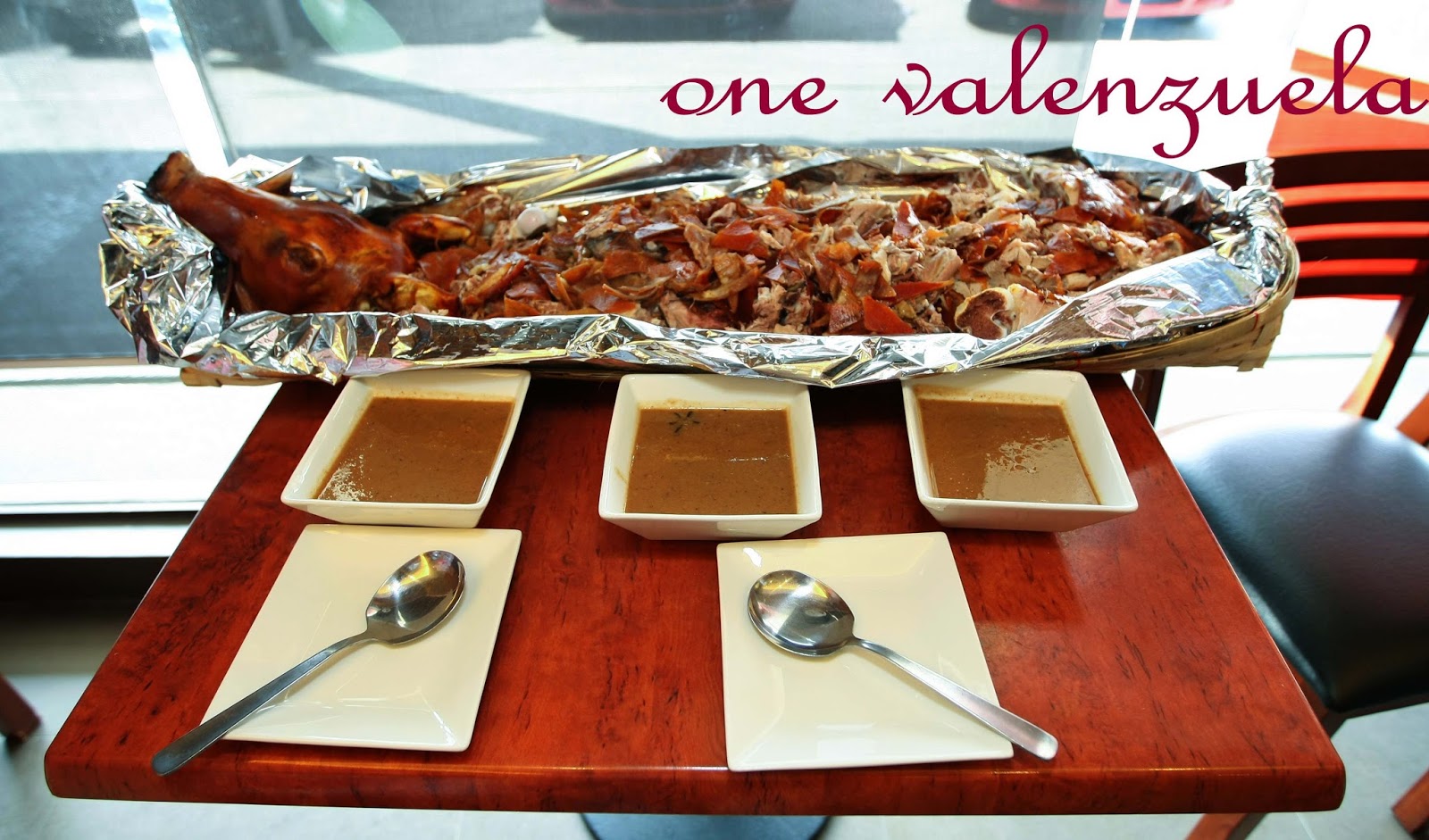 One Valenzuela: One Valenzuela Food Trip: Jhun Native Lechon on the Table