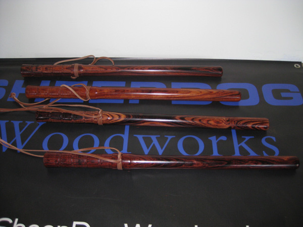 Tropical Exotic Hardwoods: Custom Cocobolo Police Baton by Drew ...