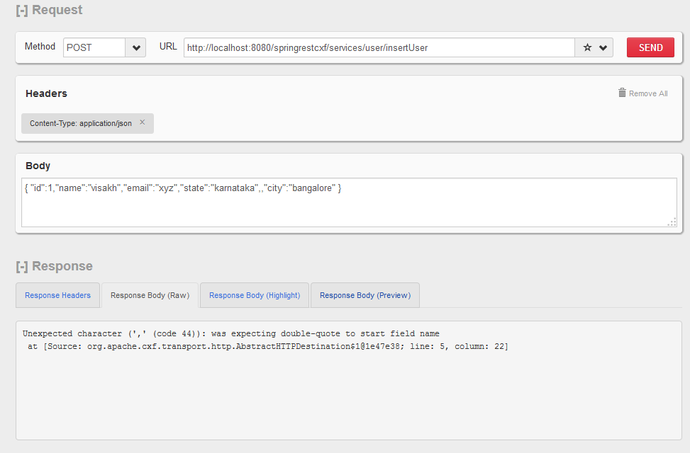 Java Tech Zone: Spring CXF Rest Webservices Using JSON with Exception ... Java Tech Zone: Spring CXF Rest Webservices Using JSON with Exception ...
