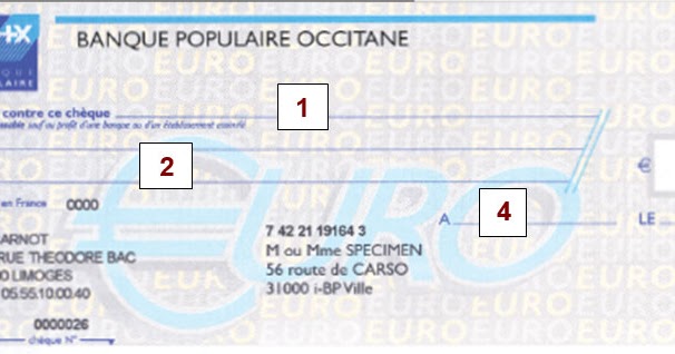 Comment Remplir Un Chèque Banque Populaire ~ comment remplir