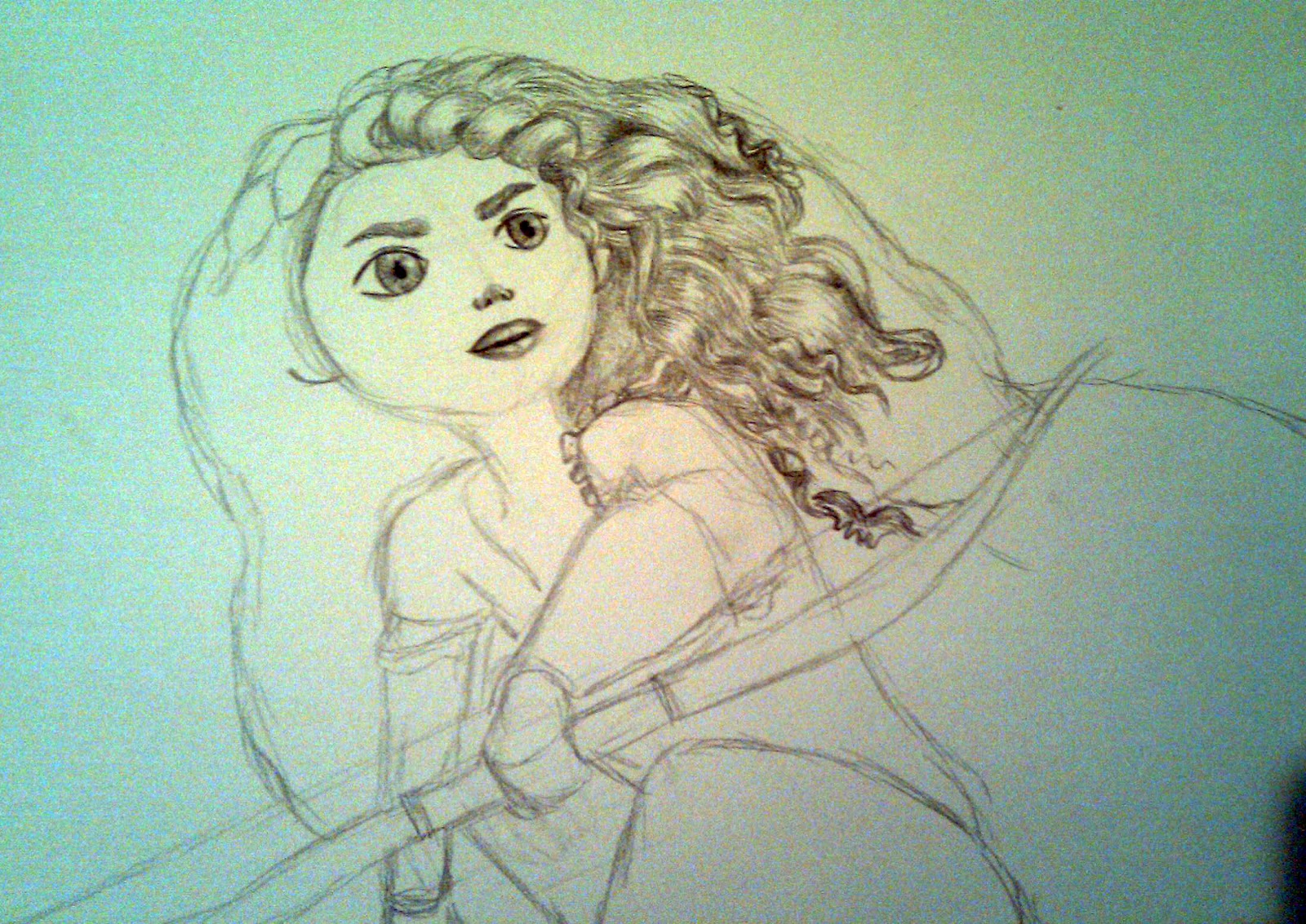 The Illustrative Growth of a Dreamer: Brave Fan Art Drawing!