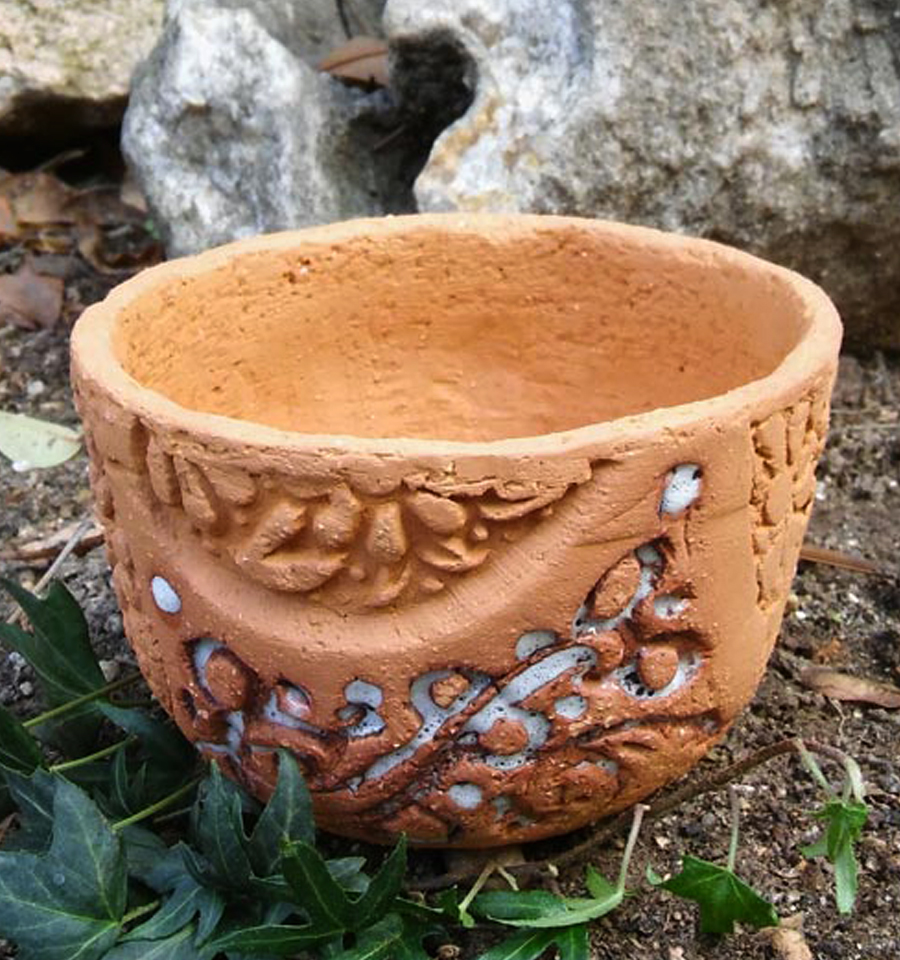 La Luna de Barro: Macetas en barro natural