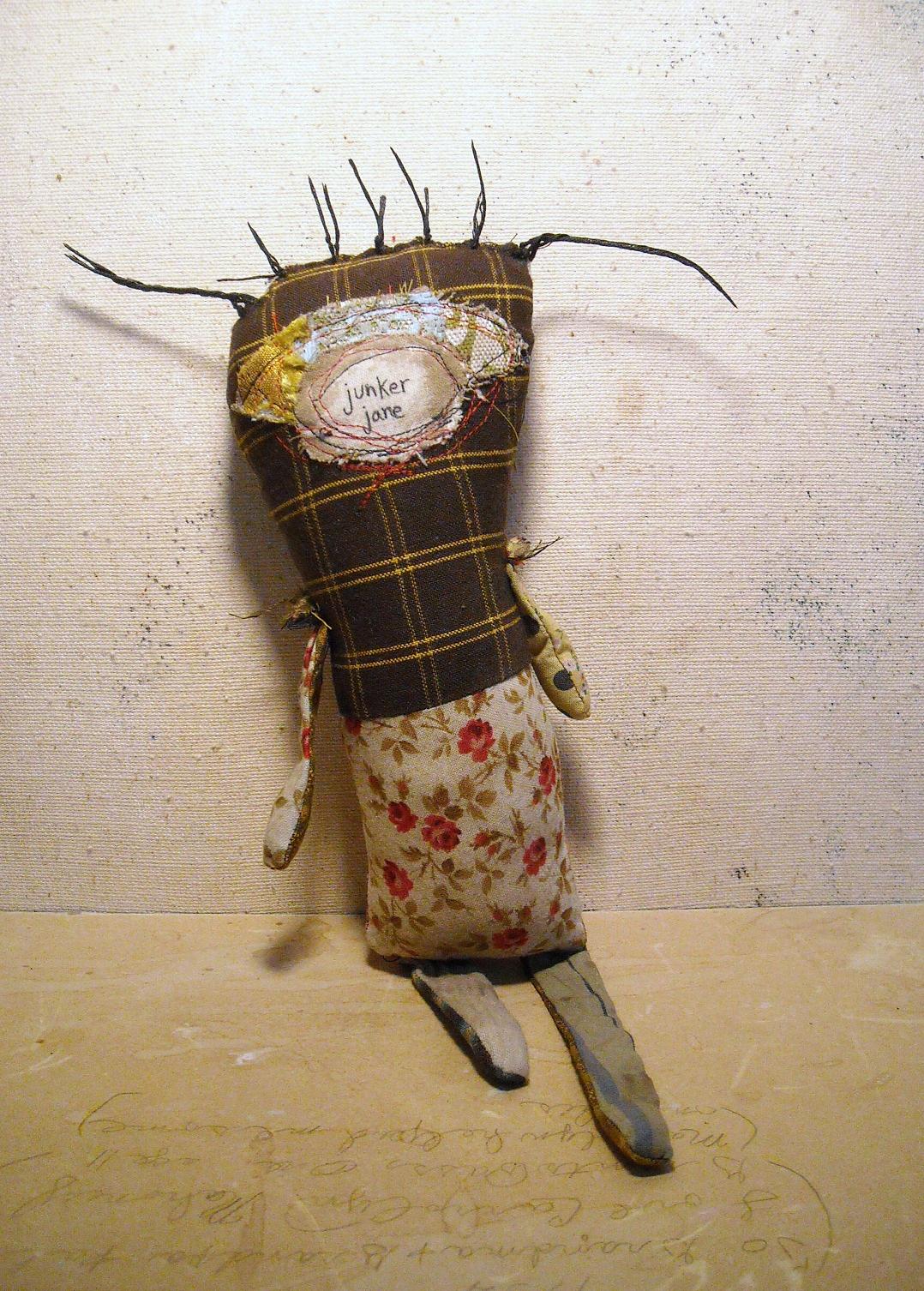 Junker Jane Monster Art Dolls: New Handmade Voodoo Doll, Vodoun