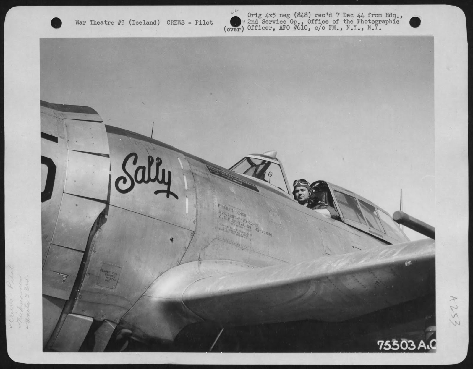 Aircraft Nose Art: Republic P-47, 42-26084