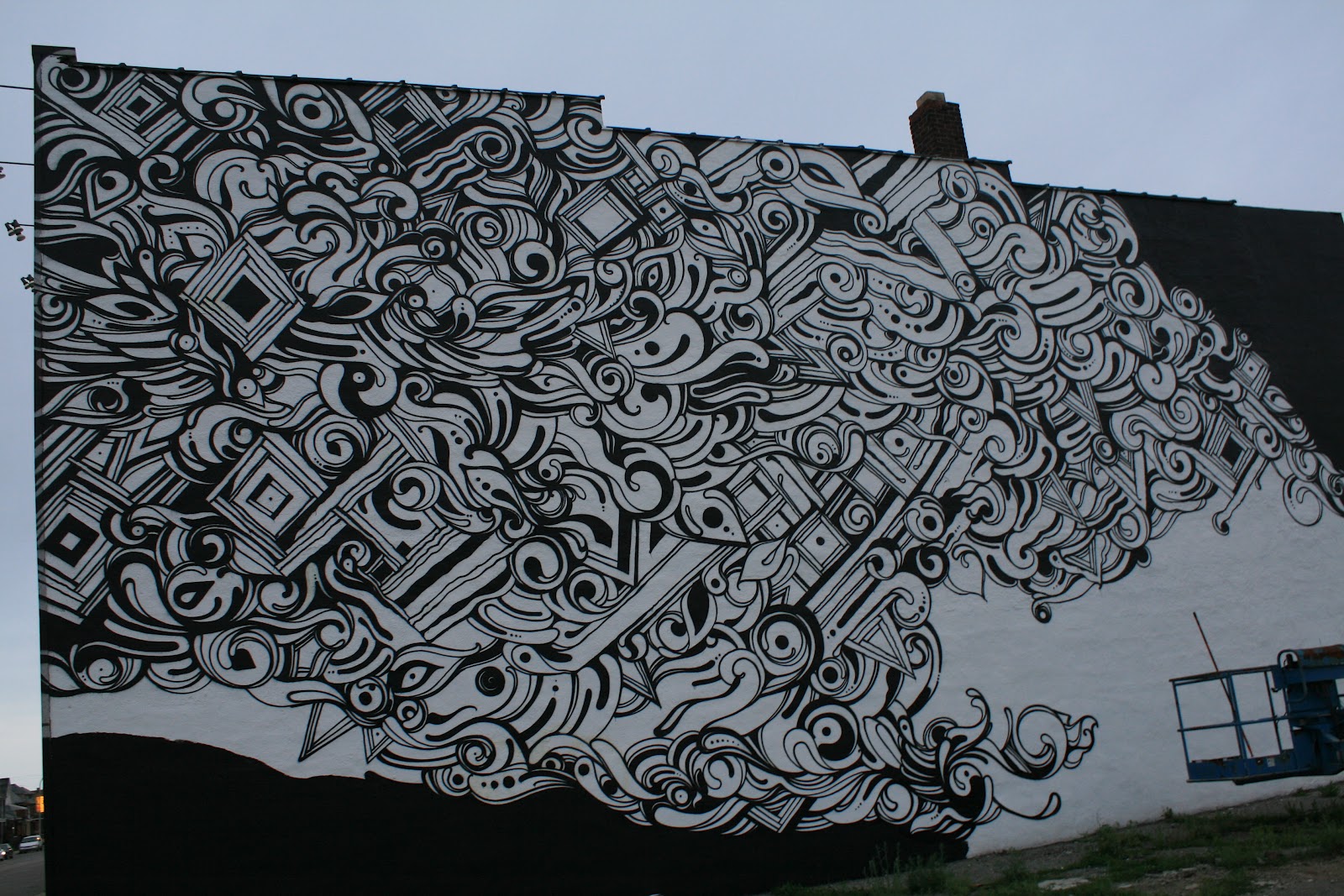 INSIDE THE ROCK POSTER FRAME BLOG: Reyes78 Mural for The Detroit ...