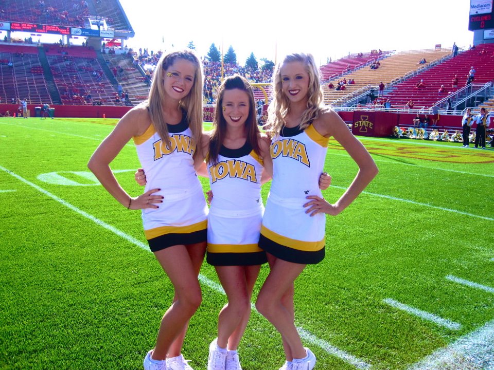 NFL and College Cheerleaders Photos: Iowa Cheer & Dance Squads Deliver
