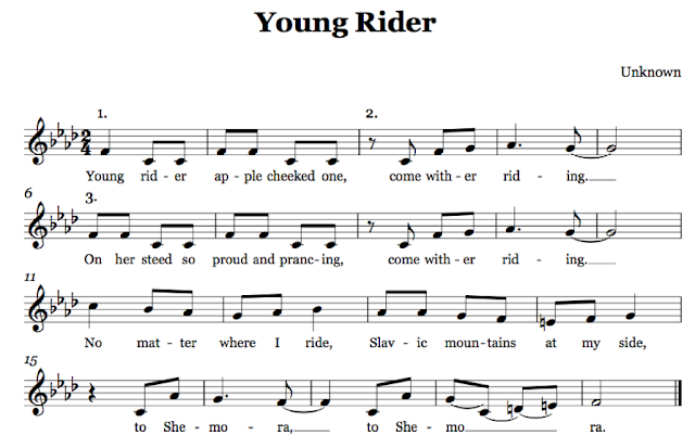 Wonderland Avenue Music: Wonderland Chorus - "Young Rider"