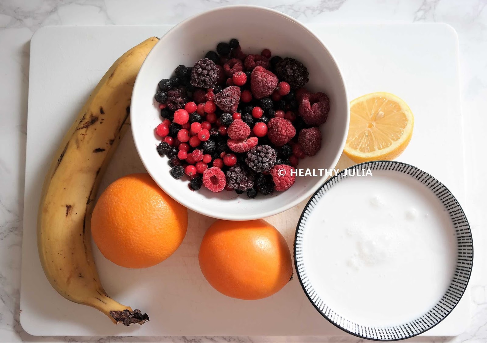 SMOOTHIE COCO-FRUITS ROUGES - Healthy Julia