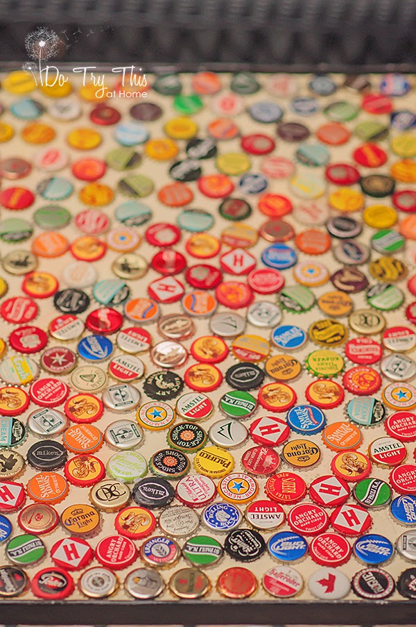 Beer Bottle Cap Table: A How Not to Guide | Do Try This at Home: Beer ...