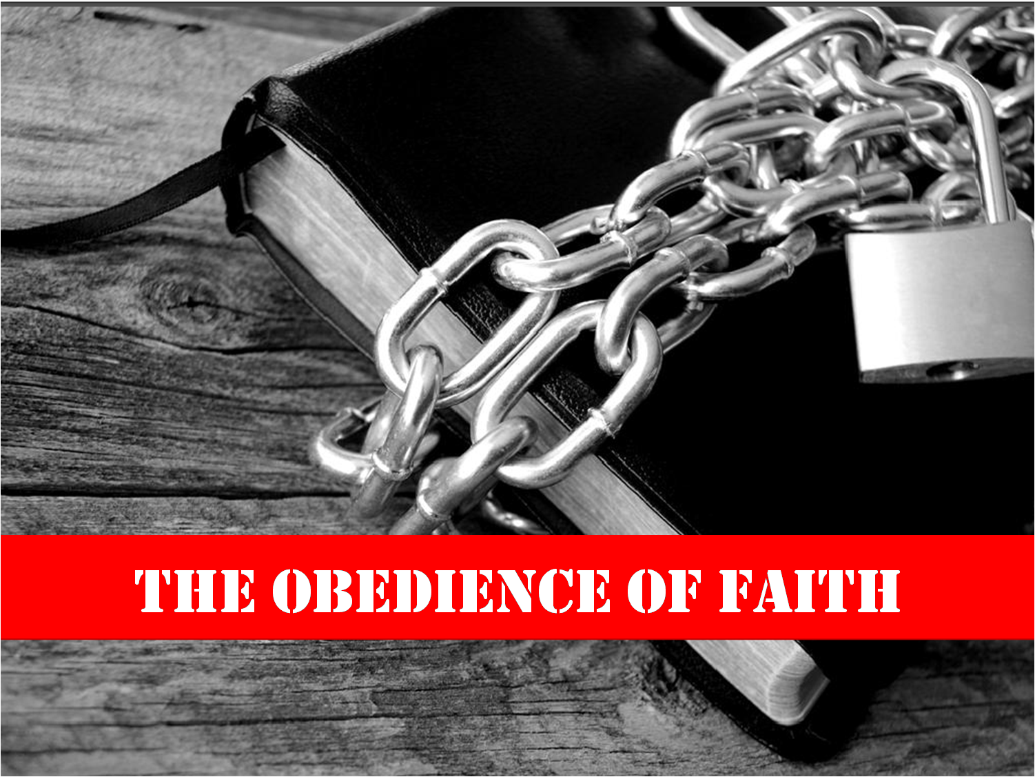 HOPE EFC JOURNAL: The Obedience of Faith