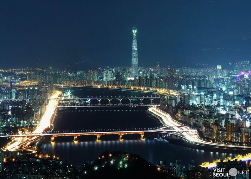 The Top 10 Seoul's City Lights at Night ~ 사이공감 42SHARE