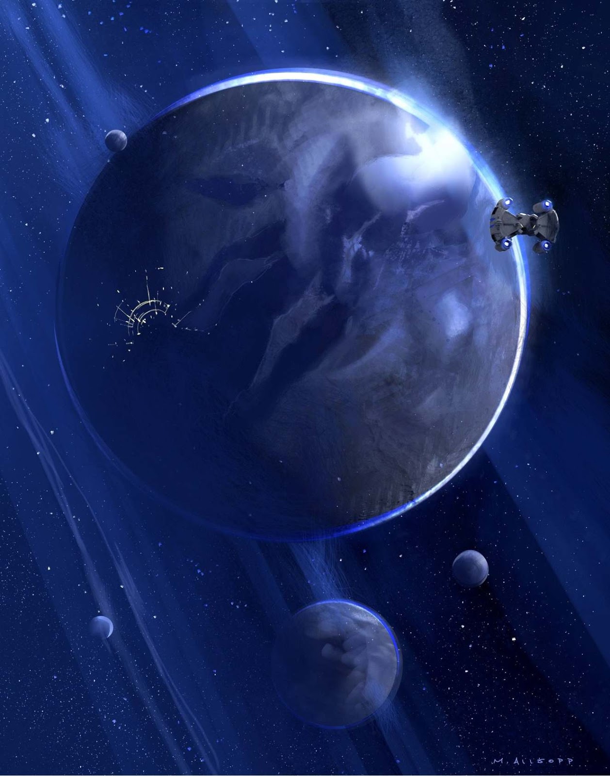 Wonderful "The Last Starfighter" Sequel Concept Art By Matt Allsop ...