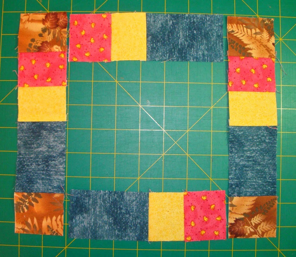 Quilt Sampler Journal: Domino Frame Blocks