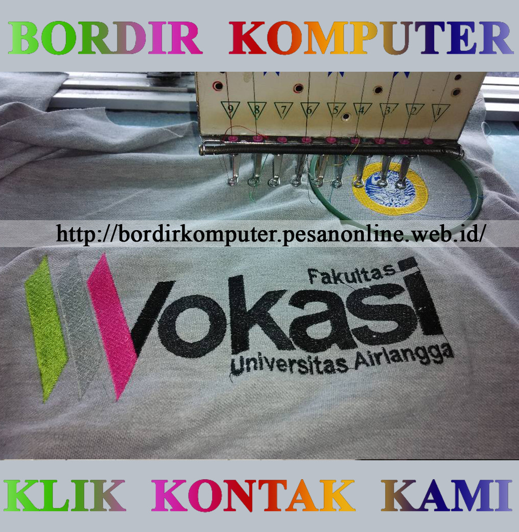 Jasa Bordir Komputer Surabaya: Jasa Bordir Logo Surabaya