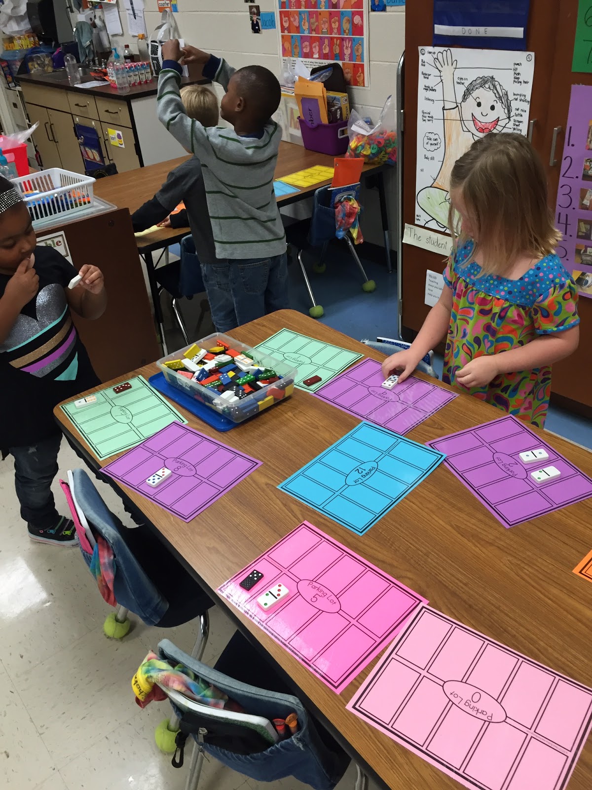 Math Tubs in Kindergarten: Math Tubs 2nd rotation and Learning Stations 2