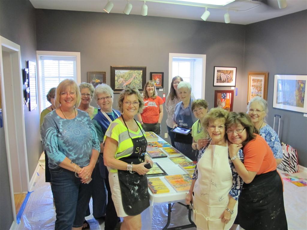 Nancy Standlee Fine Art: Tulip Collage, 12081, Caol Nelson Workshop ...