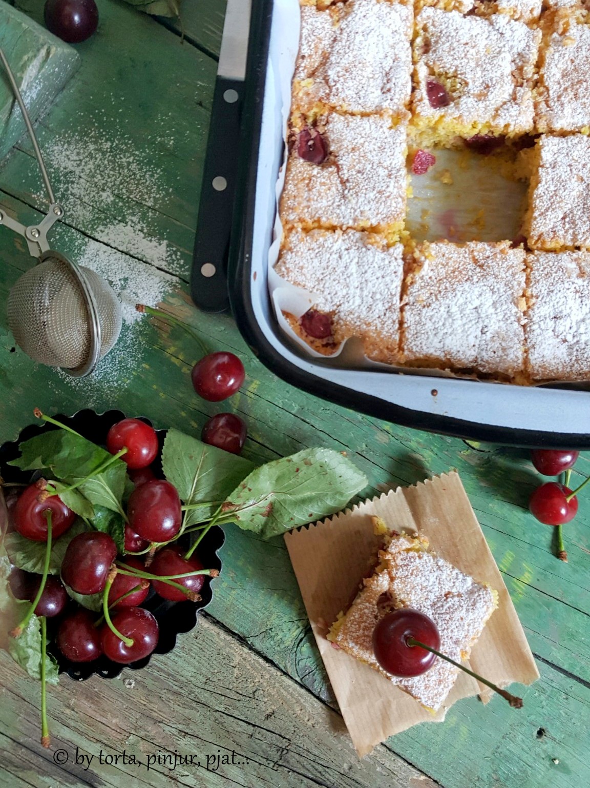 torta, pinjur, pjat...: Osunčani kolač