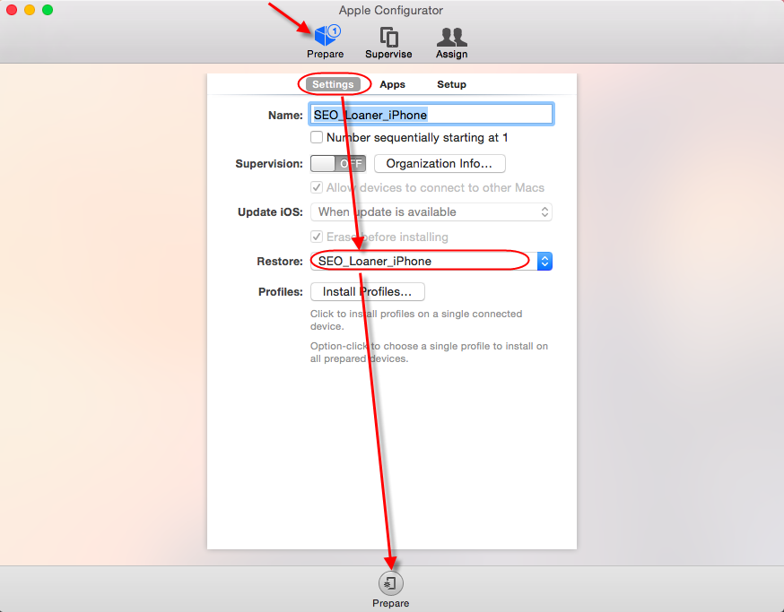잡담: Apple Configurator 사용방법