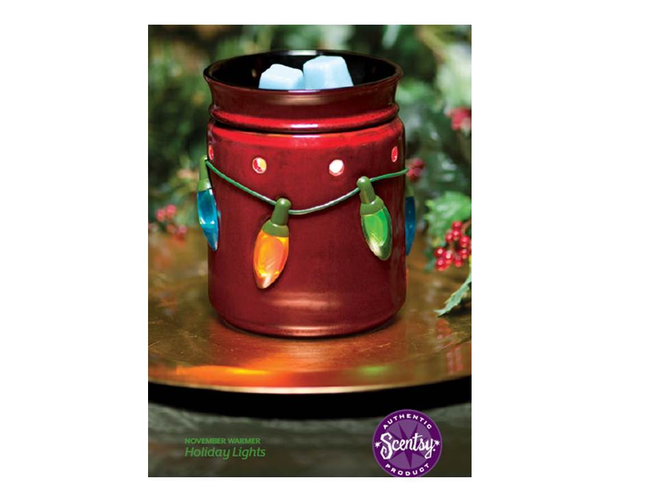 Just a word...: November Sale Scentsy Warmer - Holiday Lights