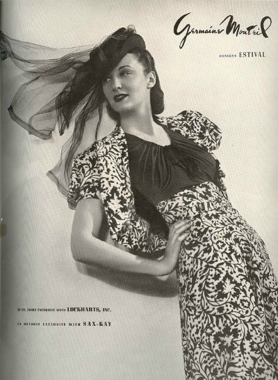 Living In Fifties Fashion: Little Known Germaine Monteil