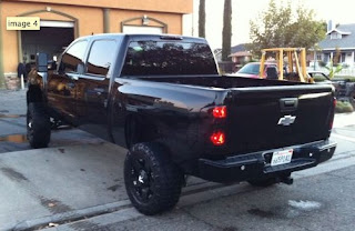 Random Notes: Blacked out truck