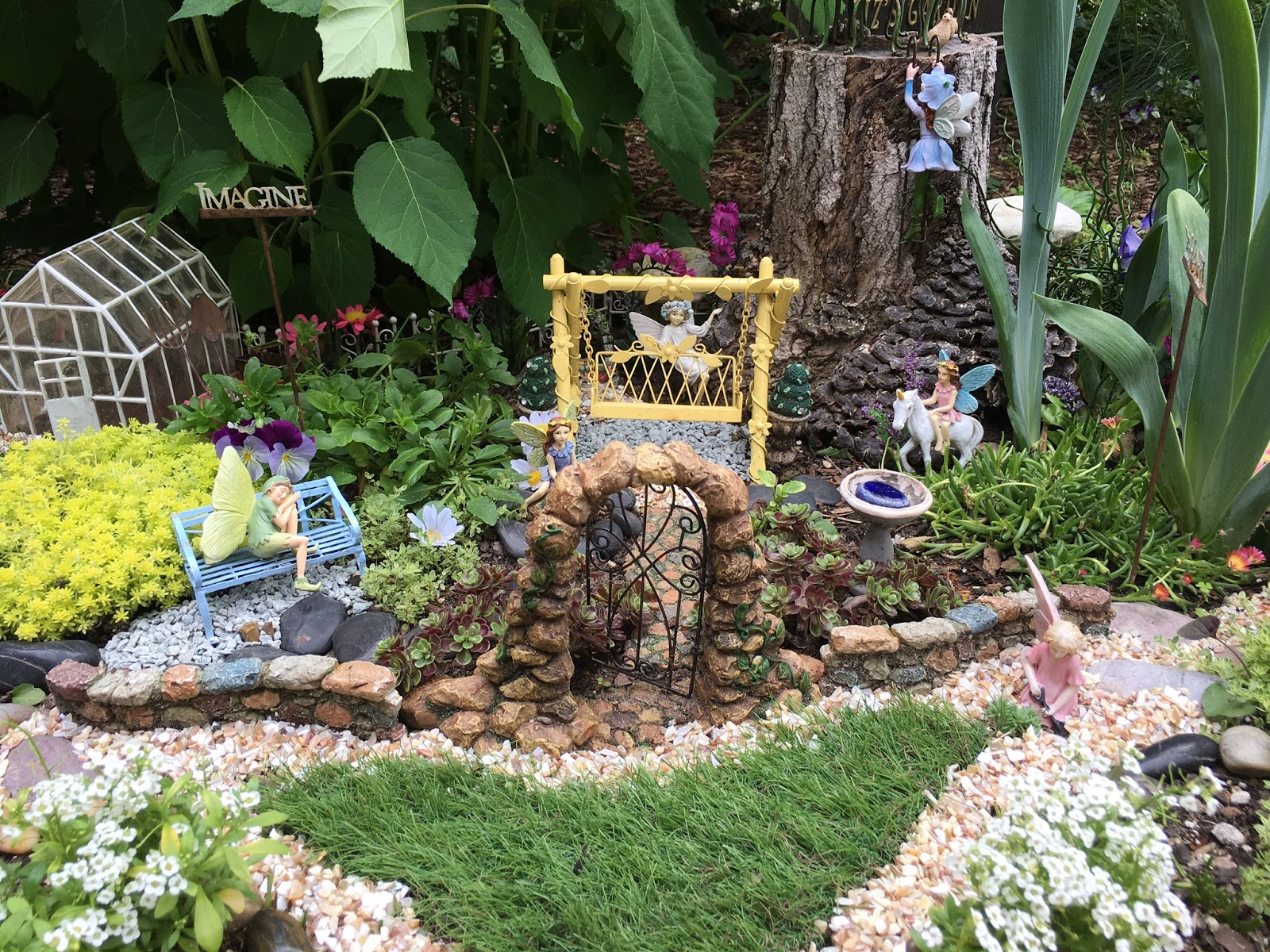 Home and Gardening With Liz: Fantasy Fairy Garden 2017